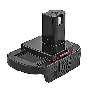 Battery Adapter for Ryobi 18V Cordless Tools Uses DeWalt 20V MAX XR Li-Ion Batteries, with 5V 2.1A MAX USB Charge Port-US Stock