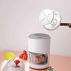 BIVITA Ice Shaver, Slushie Maker with 4pcs Ice Mold, Portable Ice Shaver for Home Use, Shaved Ice Maker Machine for Snow Cones, Frozen Cocktails, Flavored Health