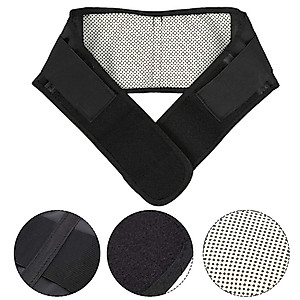 . life Heated Waist Belt, Portable Tourmaline Waist Support Brace, Magnetic Self Heating Pad, Waist Belt for Arthritis Joint Pain Relief Injury Recovery