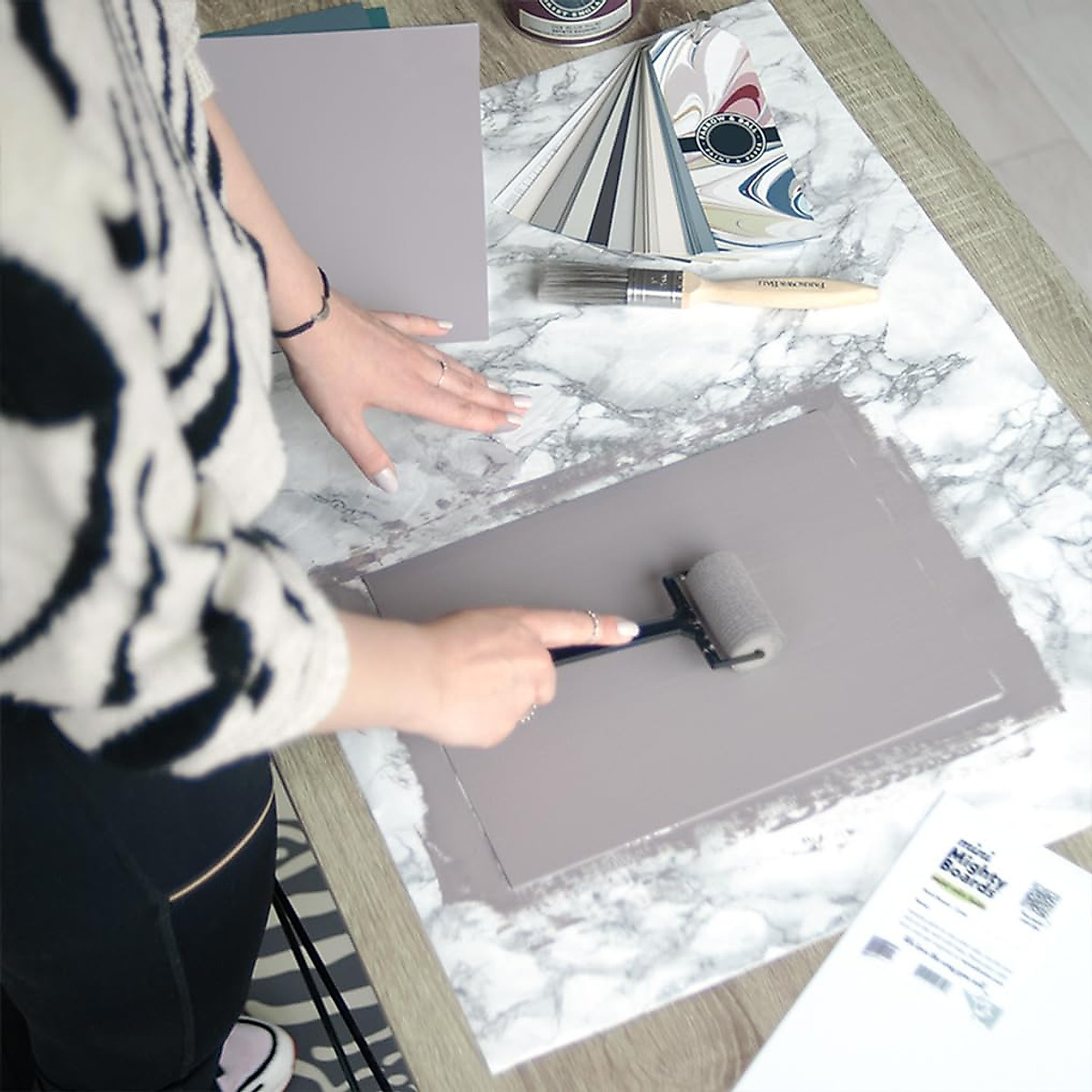 Mighty Board Minis Polystyrene Paint Color Test Panels, 12" x 9", Set of 5, White