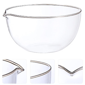 ULTECHNOVO 3 Pcs Evaporating Dish Lab Tools Glass Ceramics Tools Evaporation Basin Crystallizing Basin Over The Door Organizer Laboratory Dish Basin for Lab Pouring Bowl Ks3 Mix Round Basin