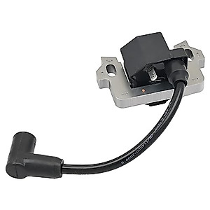 FitBest GCV160 Ignition Coil with Spark Plug for Honda GCV135 GCV190 GSV160 GSV190 GC135 GC160 GC190 GC160A GC160LA GC190A GC190LA HRR216 HRB216 HRS216 Lawn Mower 30500-ZL8-014 30500-ZL8-004 Red