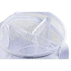 Bathroom Personal Organizer - 8" X 6" - Three Large Compartments to Organize Your Bathroom Accessories. The Shower Caddy Features a Drainage Hole and Carry Handle for Easy Transport. (White)