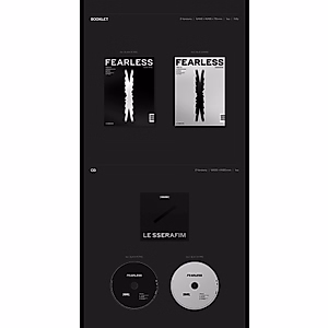 [KTOWN4U PREORDER] LE SSERAFIM - 1st Mini Album [FEARLESS] Album+Pre-Order Benefit+Folded Poster (Vol.1+Vol.2 ver. SET)
