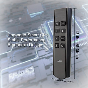 Upgraded Bluetooth Remote Control Compatible with Bose Solo 5 10 15 Series ii TV Sound System 732522-1110 418775 TV Soundbar System, for Bose Solo Series II TV Speaker Remote
