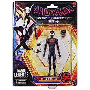 Spider-Man Marvel Legends Series Across The Spider-Verse Miles Morales 6-inch Action Figure Toy, 3 Accessories