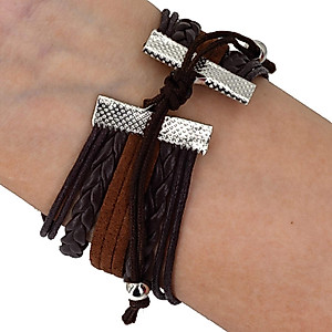 Yabber Horse Love Forever & Ever Infinity Bracelet - Leather Wrap