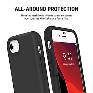 Incipio iPhone 7 Case, Hard Shell Dual Layer DualPro Case for iPhone 7-Black/Black