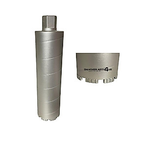 Supreme Series Diamond Core Drill Boring Bits to Cut Hard Concrete, Reinforced Concrete Brick and Block (2 1/2")