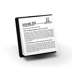 2021 History Channel This Day in History Boxed Calendar: 365 Remarkable People, Extraordinary Events, and Fascinating Facts (Hanging Monthly Calendar with Photography, Office Gifts for Him or Her)