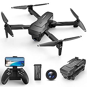 NEHEME NH760 Drones with 1080P HD Camera for Adults, WIFI FPV Live Video, Foldable Drones for Kids Beginners, Headless Mode, Altitude Hold, RC Quadcopter Toys Gifts with Speed Adjustment, 3D Flips
