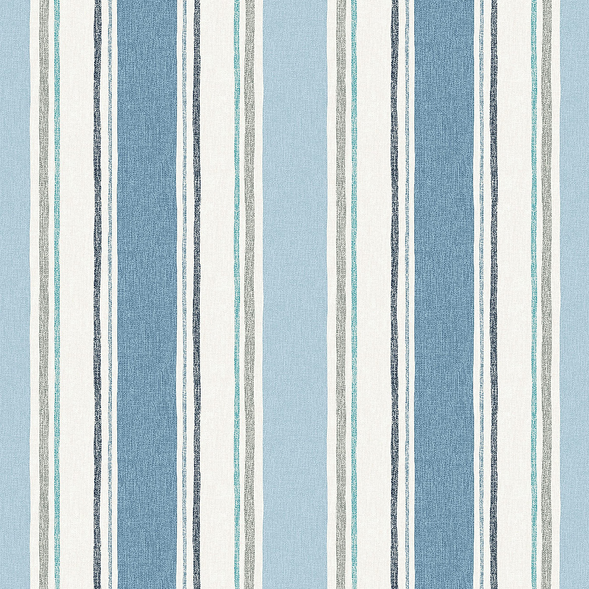 Arden Selections Outdoor Loveseat Cushion Set, 48 x 24, Water Repellent, Fade Resistant, Cushion Set for Couch, Bench, and Swing 48 x 24, French Blue Linen Stripe