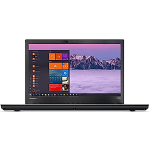 Lenovo ThinkPad T470 14.0 Inch Business Laptop, Intel Core i5-6300U up to 3.0 GHz, 16G DDR4, 1T SSD, HDMI, Thunderbolt 3, USB 3.0, Windows 10 Pro 64 Bit-Supports English/Spanish/French (Renewed)