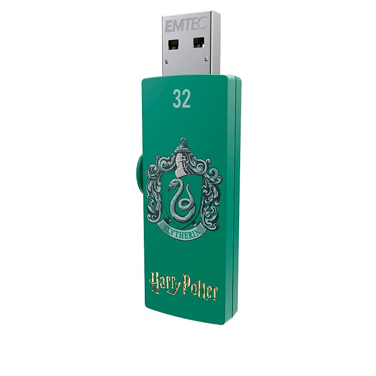 EMTEC Harry Potter M730 USB 2.0 Flash Drive - 32GB-Slytherin & Hogwarts Duo Pack (ECMMD32GM730HP02P2)