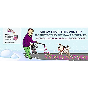 Chloride Free Liquid Ice Blocker: Safe for Pets, Plants and The Environment. Easy to use and Store, cuts cleanup time by eliminating ice Removal. One Gallon Replaces 120 pounds of ice melt.