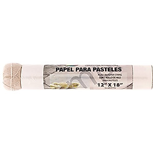 Iberia Pasteles Wrapping Paper 12"X18" sheets with Butcher String. Resistant to Grease & Water, Papel Para Pasteles. (50-55 Sheets)