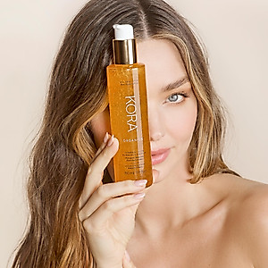 KORA Organics Turmeric Glow Foaming Cleanser, Cleanse & Nourish, Certified Organic, Cruelty Free, 5.07 oz