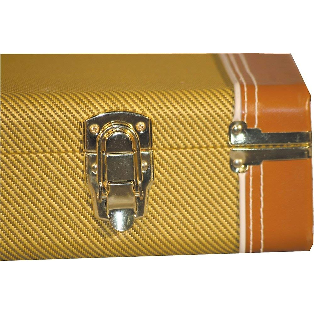 Gator Cases Deluxe Wood Standard Fits Fender Stratocaster/Telecaster Electric Guitar Case (GW TW)