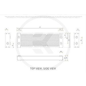 EKWB EK-Quantum Surface P360M X-Flow Radiator, Triple, Black