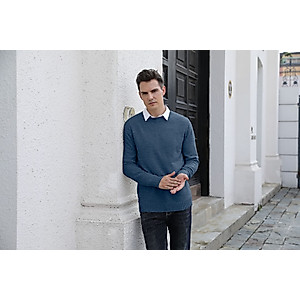 Sailwind Men's Crewneck Sweater Soft Casual Sweaters for Men Classic Pullover Sweaters