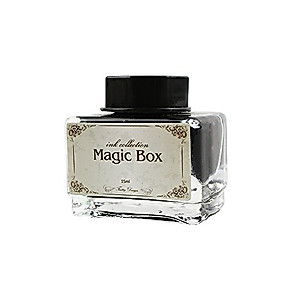 FEATTY Gifts Pen & Ink Set 6 Nibs & Black Ink Bottle Antique Dip Wooden Pen Calligraphy Writing Pen Best Gift & Fancy Dip Pen For All