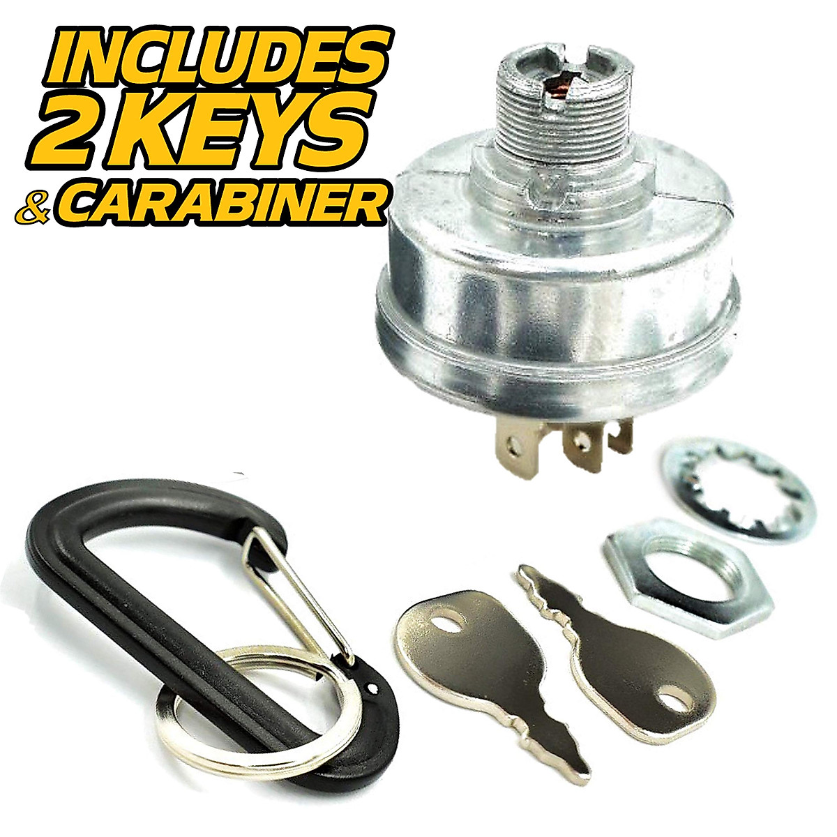 HD Switch Replaces Toro Wheel Horse 12-8140, 128140 Ignition Key Switch