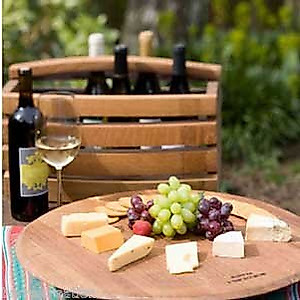 Wine Cask Lazy Susan by Wine Barrel Creations Inc.