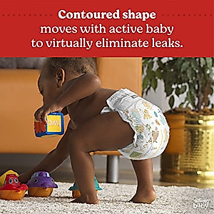 Baby Diapers Size 7 (41+ lbs), 14 Ct, Huggies Little Movers