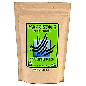 Harrison's Bird Foods Adult Lifetime Fine 1lb Certified Organic Formula