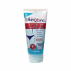Bikini Zone Shave Gel Anti-Bumps, 4 Ounce (2 Pack)