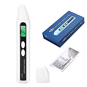 Skin Moisture Analyzer Portable, 0~99.9% Skin Moisture Detector Digital LCD Skin Face Moisture Oil Analyzer Monitor Tester Detector
