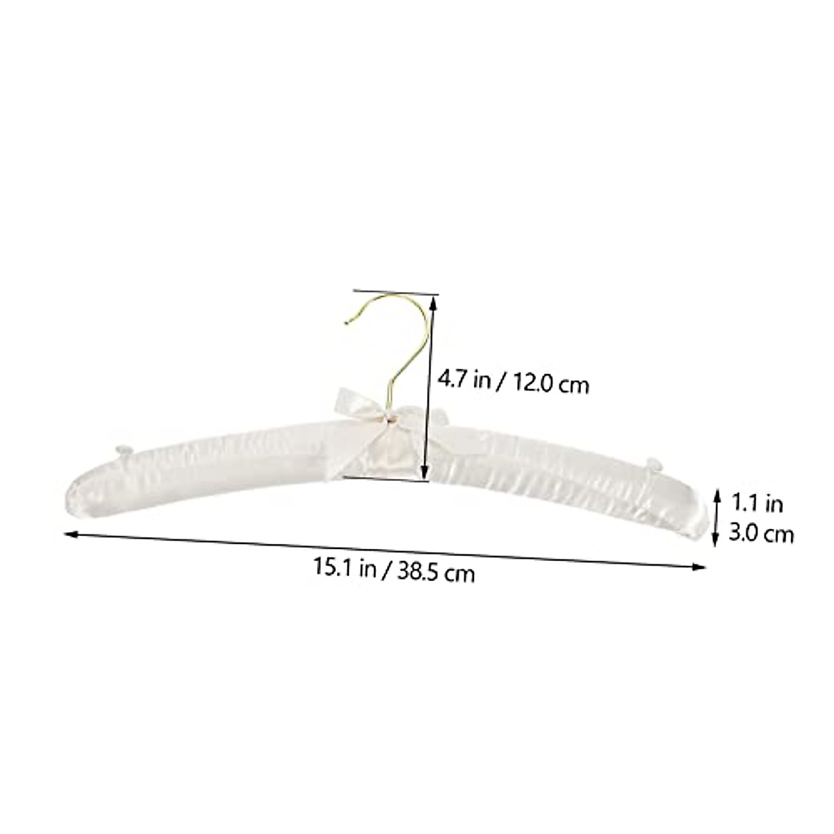 Homoyoyo 2pcs Non- Hanger Hanging Racks for Clothes Heavy Duty Anti- Clothes Hanger Non- Clothes Hanger Bride Hanger for Wedding Dress Spadded Hangers Wedding Dress Hangers