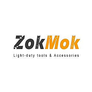 for Woodworking T-Track Clamps: ZokMok 4pcs Hold Down Clamps for Woodworking, 5 inches Length T Rail Track Slot Bolts Washeres and 5-star Nuts (T TRACK CLAMPS, Light Blue)