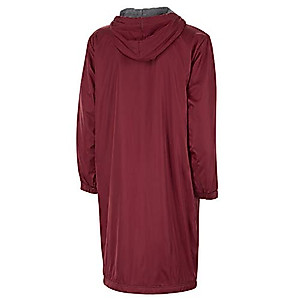 Speedo womens Parka Fleece Lined Team Colors Bomber Jacket, Speedo Maroon, Small US