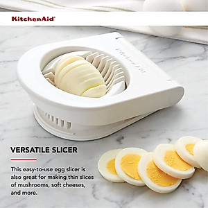 KitchenAid Classic Egg Slicer with Stainless Steel Wires, 9 Inch, White