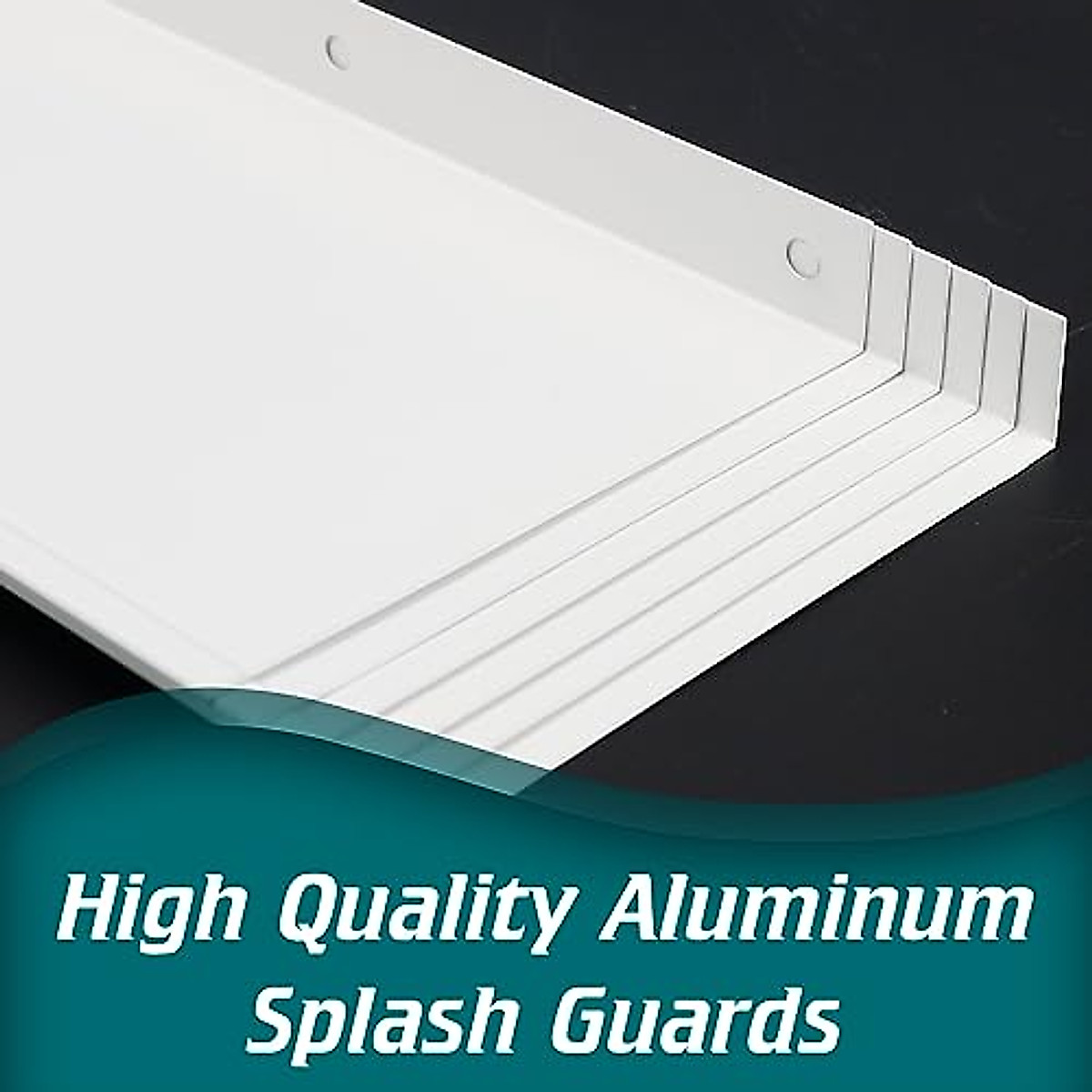 Daisypower 8 Pack Gutter Valley Splash Guards,Rainwater Roof Rain ...