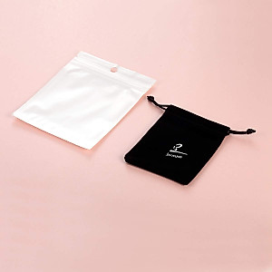 Injoy Jewelry 4 Pairs 16G Stainless Steel 3mm Round Cubic Zircon Lip Studs Labret Monroe Nose Tragus Helix Ear Piercing Jewelry 6-12mm Bar Length