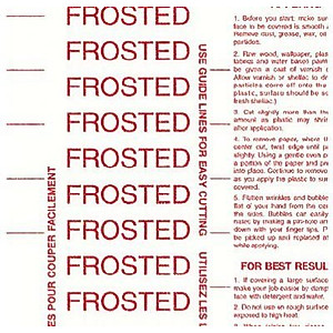 Kittrich 18"x9' Adhesive Frosted Magic Cover