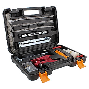 Felled Chainsaw Sharpening Kit in Hard Carrying Case - File Set, Guide, Depth Gauge, Stump Filing Vise, Grease Gun