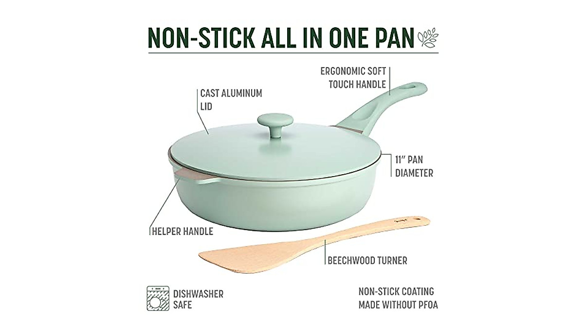 Goodful All-in-One Pan - Versatile Nonstick Cookware for Easy Cooking
