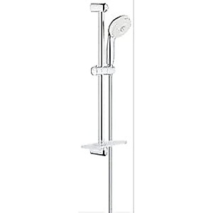 Grohe 28436002 Tempesta Classic 2.5 GPM 24" 4-Spray Shower Rail Set, Starlight Chrome