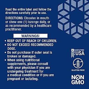 Life Extension Vitamin B12 Methylcobalamin 500mcg - Vitamin B12 Supplement For General Energy and Brain Health - Sugar Free Vegetarian Lozenges Dissolve in Your Mouth - Once Daily - 100 Count