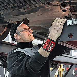 Magnetic Wristband, Perfect for Dad, Tool Belt with 15 Magnets for Holding Screws, Nails, Drill Bits, Cool Gadgets for Men, Women, Dad, Husband, Carpenters(red)1