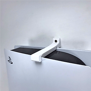 3D Cabin PS5 Wall Mount Wall Bracket Holder Stand for Play Station 5 Disc Triple Support Any Orientation Black Left