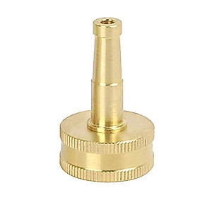 Rocky Mountain Goods Jet Nozzle for Garden Hose - Solid Brass Sweeper Hose Nozzle for High Pressure Cleaning - Leakproof Rubber Washer - Great for Cleaning Car, Siding, Driveway