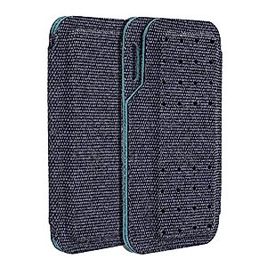 Carrying case for Kardia Mobile EKG Monitor - Travel Kardia Case Fits in Pocket, Features Magnetic Closure to Keep Kardia Device Safe On The Go, NOT Fit KardiaMobile 6L,Dark Blue