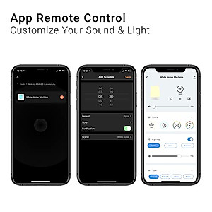 Baby Sound Machine, Momcozy White Noise Machine for Baby Sleeping with Night Light, Toddler Sleep Trainer with 34 Soothing Sounds, Timer, App Remote Control, Personal Sleep Routine (Blue)