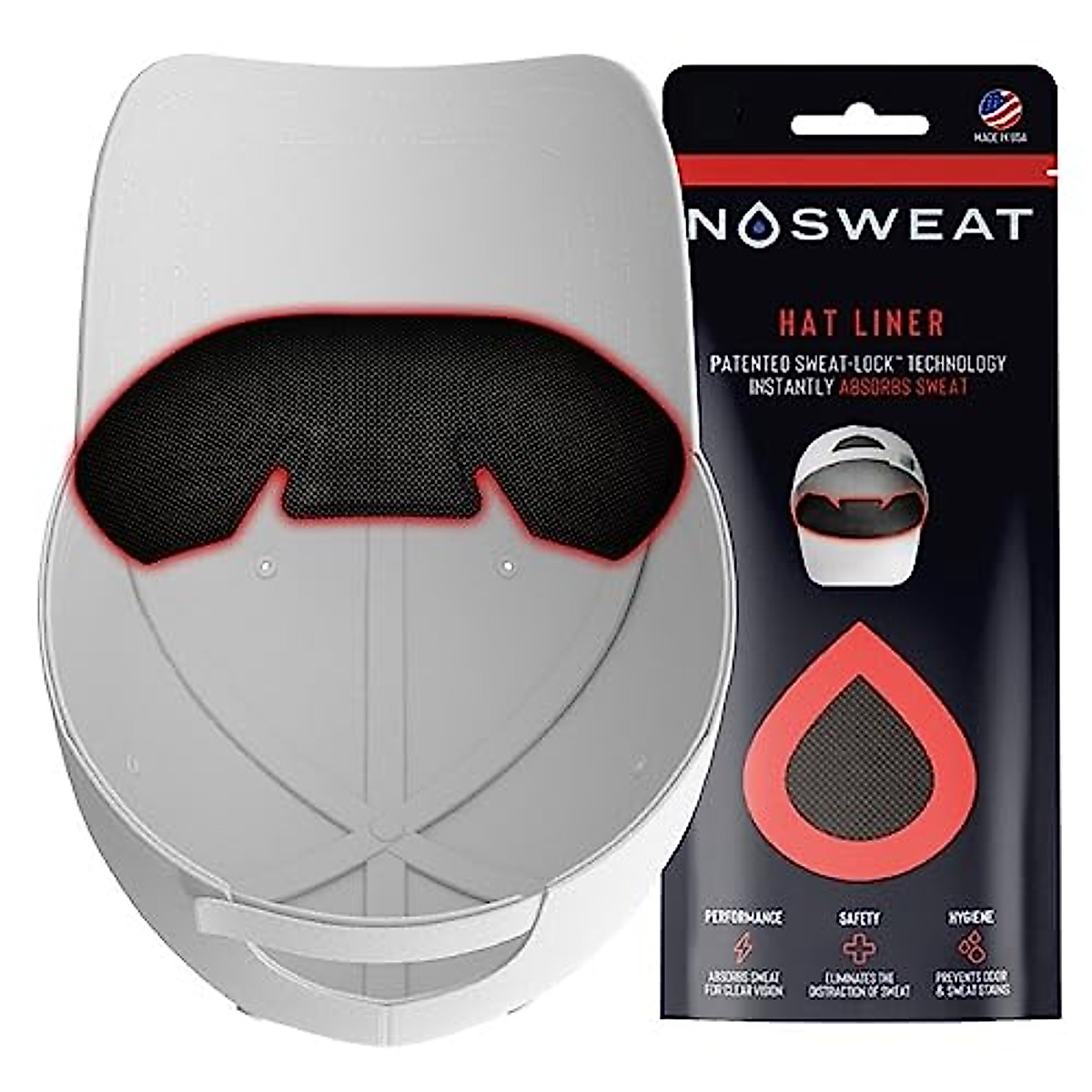 Golf Hat Sweat Liner – Prevents Stains & Odor by NoSweat- Patented Technology Made in The USA (6)