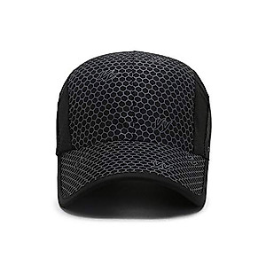 CLAPE Quick Dry Sports Hat Lightweight Breathable Unstructured Soft Run Cap Unisex (CP08-Light Gray)