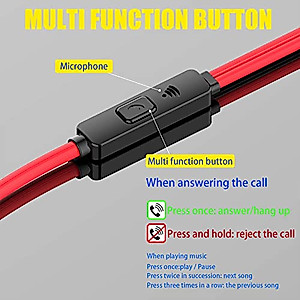 YENIE Wired Earbuds 4Pack in-Ear Headphones,with Heavy Bass Microphone,High Definition Quality Earphones for Android, iPhone, iPad, Laptops, MP3 and Most 3.5mm Interface.